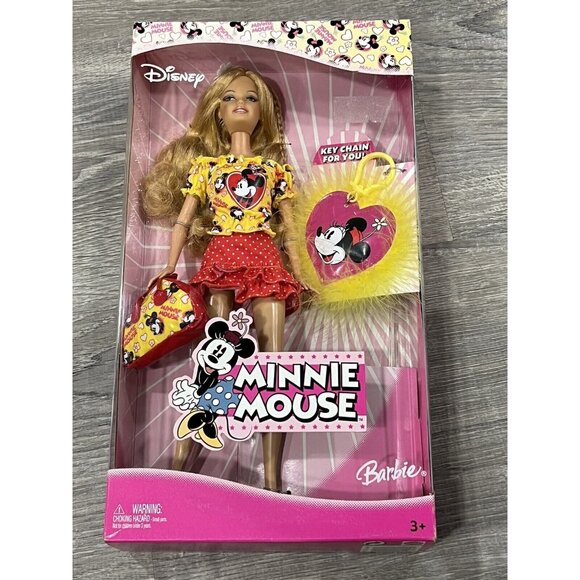 Mattel | Toys | New Disney Minnie Mouse Barbie Doll 205 Mattel J0873 ...